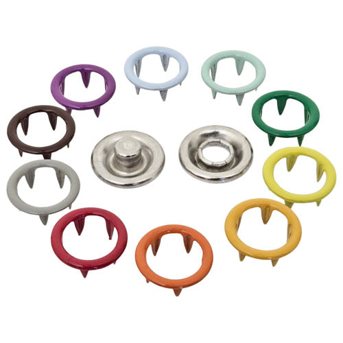Size 16 Open-Ring Metal Snaps - KAMsnaps®