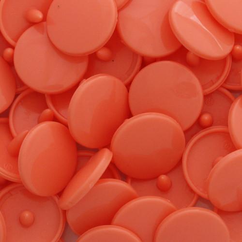 KAM Plastic Snaps Size 20 Extra Long Prong Snap Fasteners B17 Coral ...