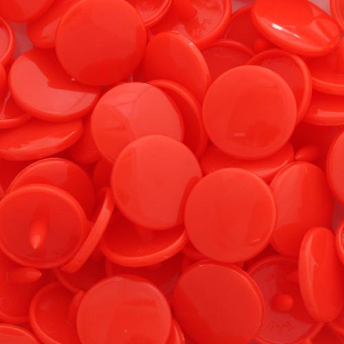 KAM Plastic Snaps Size 20 Extra Long Prong Snap Fasteners B1 Bright Red ...