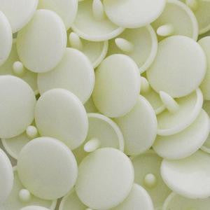 KAM Plastic Snaps Size 20 Extra Long Snap Fasteners B37 Creamy White ...
