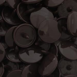 KAM Plastic Snaps Size 20 Extra Long Prong Sets B6 Dark Brown - KAMsnaps®