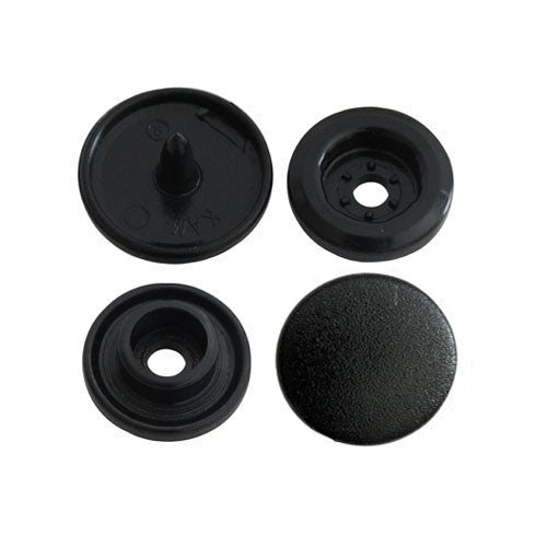 KAM Plastic Snaps Snap Fasteners Matte Size 20 Regular B4 Dark Gray ...