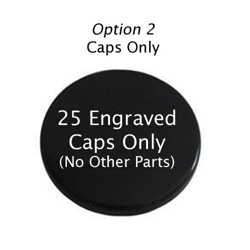Plastic KAM Snap Fasteners Engraved to Look Like Real Buttons - KAMsnaps®